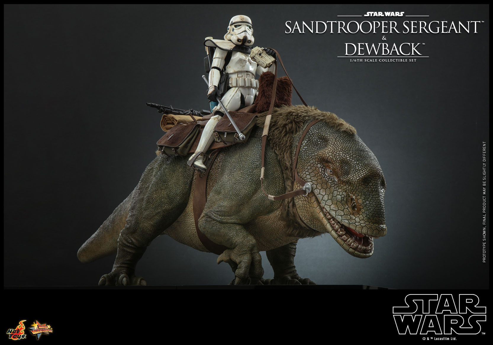 Hot Toys Star Wars Sandtrooper Sergeant and Dewback Sixth Scale Figure Set MMS722 | Fanboy ...